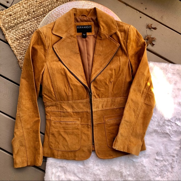 Bernardo | Jackets & Coats | Bernardo Suede Leather Jacket | Poshmark